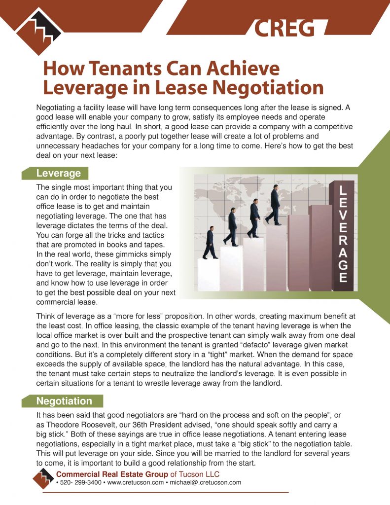 How Tenants Can Achieve Leverage in Lease Negotiation - Your Trusted ...